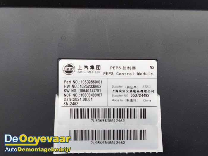 Body control computer MG Marvel R Luxury, Comfort 70 kWh - 653724492 ...