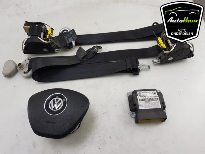 Airbag set + dashboard Volkswagen Transporter T6 2.0 TDI 150 ...