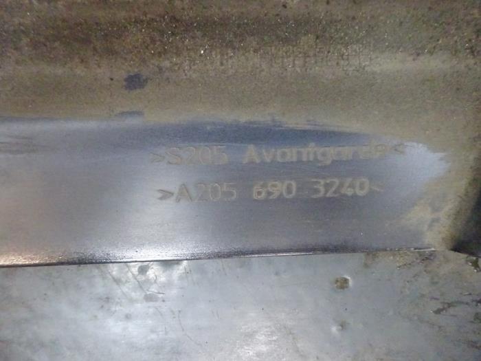Side skirt, right Mercedes C C-180 1.6 CDI BlueTEC, C-180 d 16V 197 ...