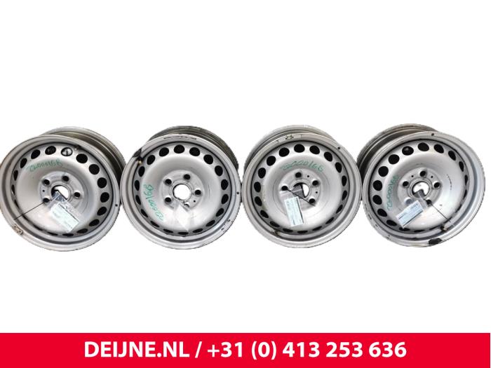 Set of wheels Volkswagen Crafter 2.0 TDI - 2N0601027L Steel VW-AG